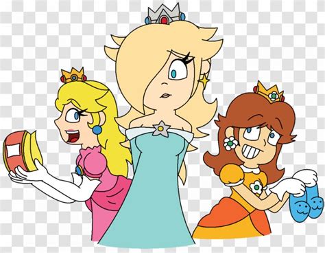 Luigi And Daisy And Mario And Peach