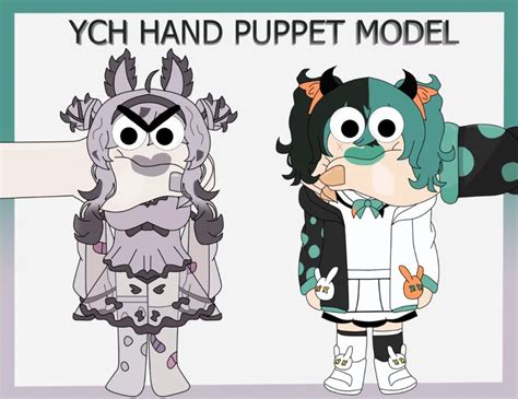 Hand Puppet Model ART RIg By ZandoraVT ZandoraBlu VGen