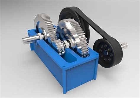Speed Reducer D Model Cgtrader