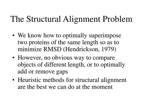 Ppt Protein Structure Alignment By Incremental Combinatorial