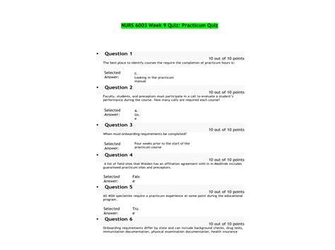 Practicum Quiz At Rae Johnson Blog