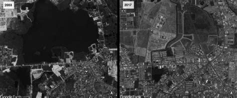 Spatial Imagery Showing The Development Trajectory And In Filling Of Download Scientific