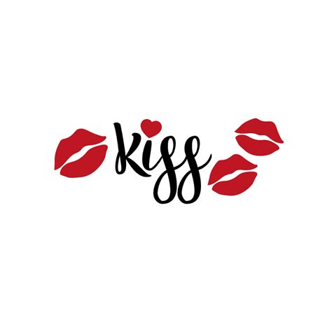 Kiss Love Valentine S Day Free Svg File SVG Heart
