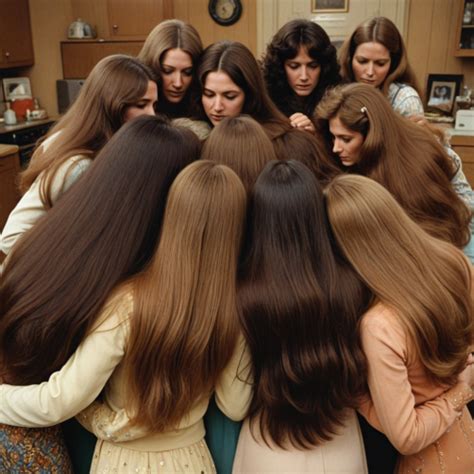 Long Hair Huddle By Hairtickle On Deviantart