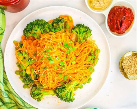 Gochujang Sesame Noodles Recipe Cheap Lazy Vegan