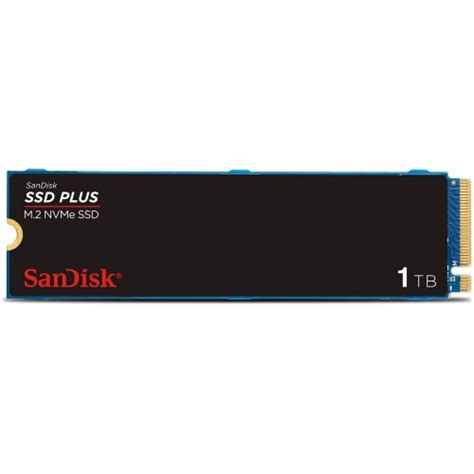 Ssd Sandisk Plus 1tb M2 Nvme 3200mbs Gen3 Terabyte
