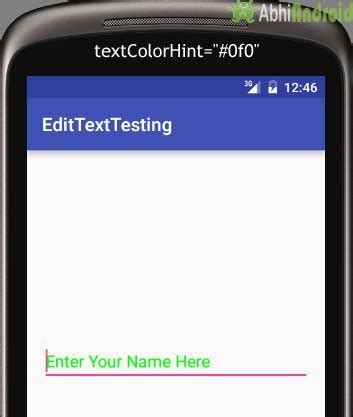 Edittext Tutorial With Example In Android Studio Input Field Abhi Android