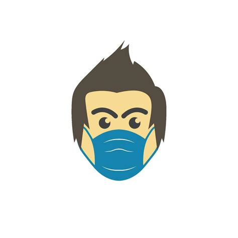 Face Man Using Pollution Mask Vector 30776855 Vector Art At Vecteezy