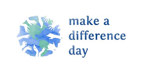 Make A Difference Day Behance