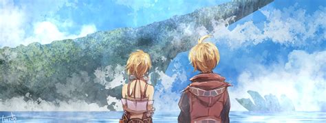 Shulk And Fiora Xenoblade Chronicles And 1 More Drawn By Toosut0