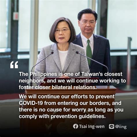 Read Taiwanese President Tsai Ing Wen Has Welcomed The Decision Of The Philippine Government To