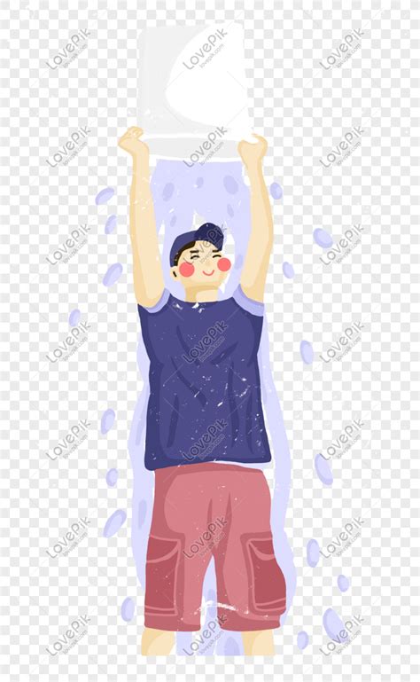 얼어 붙은 얼음 양동이 챌린지 돌보는 법 Png 일러스트 무료 다운로드 Lovepik