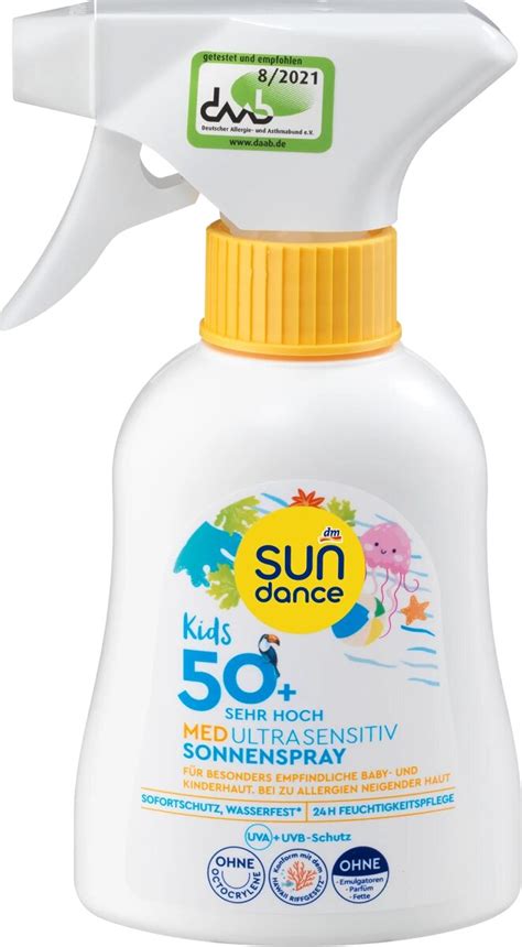 Сонцезахисний спрей для дітей Med ультрачутливий Spf50 Sundance