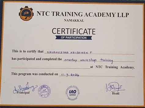 Navaneetha Krishnan T On Linkedin Workshop Learning Ntcacademy