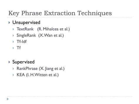 Ppt Applying Key Phrase Extraction To Aid Invalidity Search