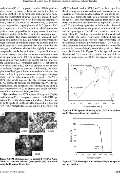 Preparation Of Micron Sized Di Functional Magnetic Composite Polymer