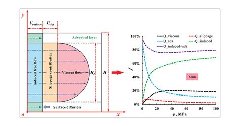 Shale Gas Transport In Nanopores Contribution Of Different Transport