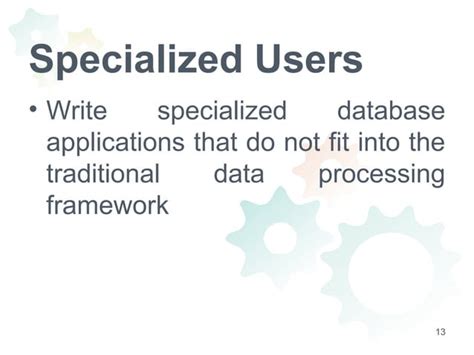 Continuation Prelims Database System Environment Ppt