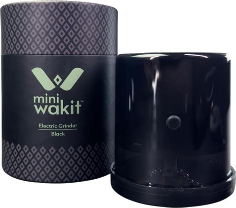 Mini Wakit Grinder Black Rechargeable Electric Herb