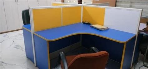 Metal Particle Board Modular Workstation For Corporate Office At