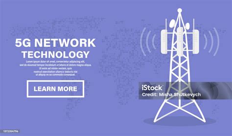 5g 네트워크 기술 통신 타워 무선 고속 인터넷 기지국 모바일 데이터 타워 셀룰러 장비 통신 안테나 신호 미래에 가장 빠른