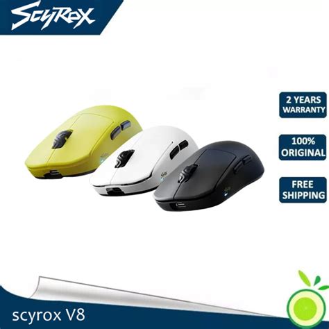 Scyrox V8 Mouse 8k Return 36g Paw3950 Dual Mode Wireless E Sports Mouse