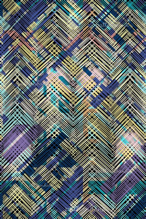 Seamless Circular Color Woven Mesh Pattern By Chenpei Seamless Repeat