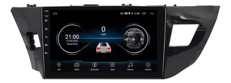 Central Multimidia Toyota Corolla Android 13 4gb 64gb 10p