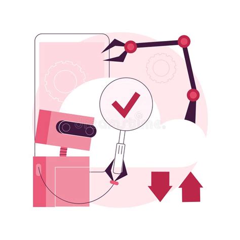 Cloud Robotics Abstract Concept Vector Illustration Stock Vector