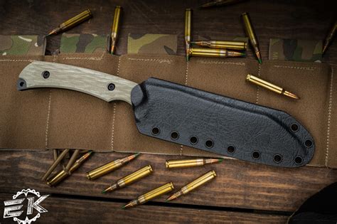 Toor Knives Fathom Gan Green G10 Fixed Blade Knife 65 Sheepsfoot Black