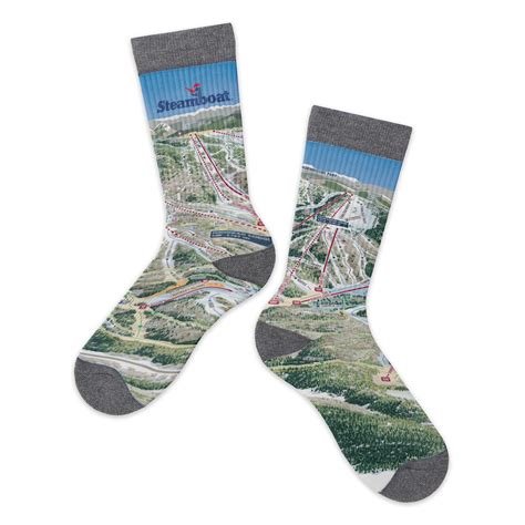 Trail Map Socks