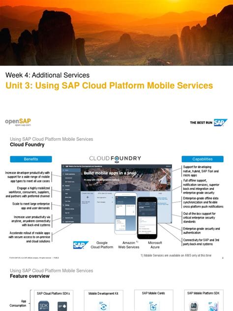 Unit 3 Using Sap Cloud Platform Mobile Services Pdf Mobile App