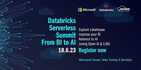 Michael Krasnopolsky On Linkedin Databricks Serverless Summit From Bi To Ai