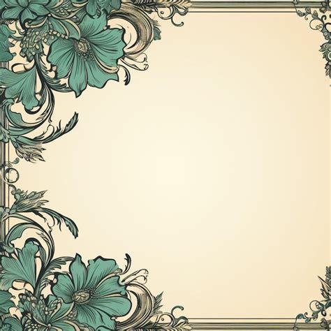 Premium Photo Classic Background Ornamental Frame