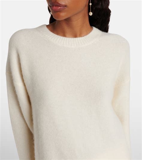 Cashmere Sweater In White Vince Mytheresa