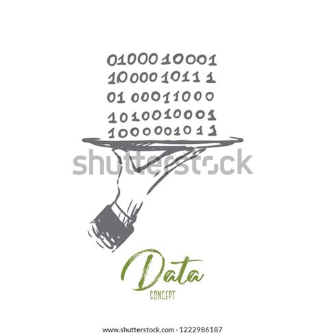 Hand Drawn Binary Code Photos And Images Shutterstock
