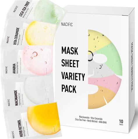 Sakura Face Mask Skin Care 15 Pack Korean Face Mask Set