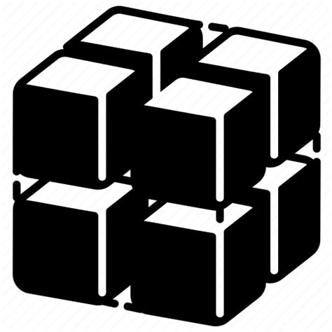 3d Model Group Volume Design Geometric Cube Icon Download On