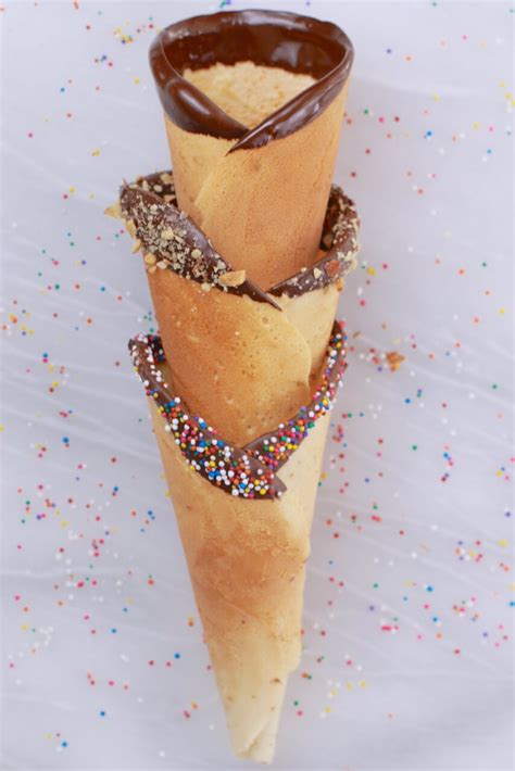 How To Make Homemade Ice Cream Cones Gemmas Bigger Bolder Baking