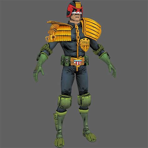 Judge Dredd 3d Model Dl By Carinhaqualquer On Deviantart