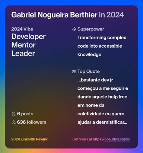 softwareengineering backenddevelopment technicalmentorship gabriel nogueira berthier
