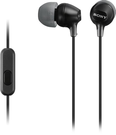 Sony Mdrex14ap Wired Earbud Headphones Black Mdrex14ap B Best Buy