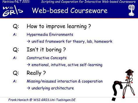 Ppt Scripting And Cooperation For Interactive Web Based Courseware Powerpoint Presentation