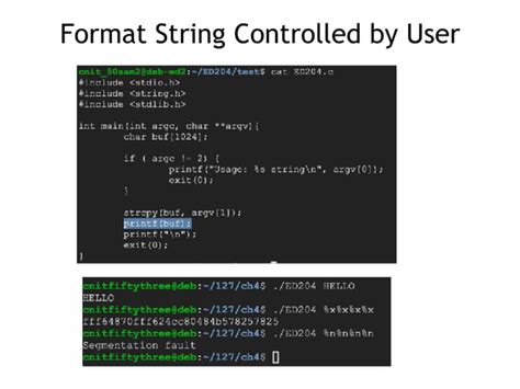 cnit 127 ch 4 introduction to format string bugs ppt