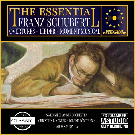 ‎the Essential Schubert Album By Franz Schubert Christian Lindberg Swedish Chamber Orchestra