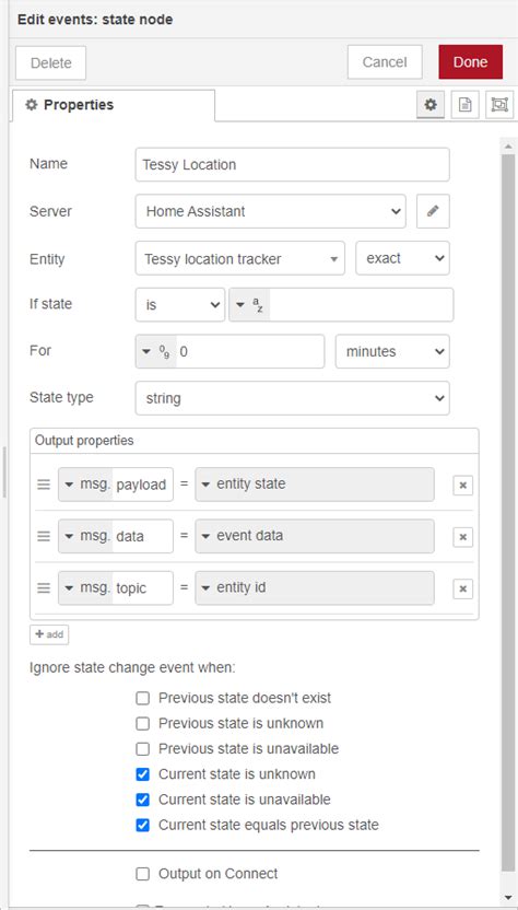 Unavailable Trigger Node Red Home Assistant Community