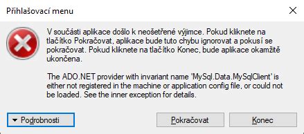 C The ADO NET Provider With Invariant Name MySql Data MySqlClient