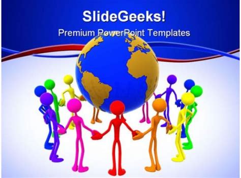 World Unity People PowerPoint Template Presentation PowerPoint