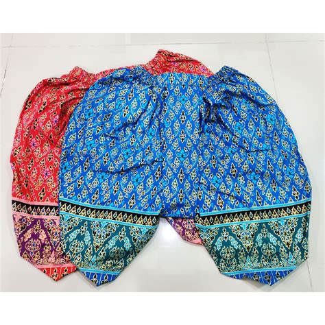 โจงกระเบนเด็ก ชุดไทยเด็ก กางเกงอย่างเดียว ลายโขมพัสตร์ Shopee Thailand