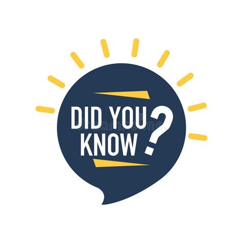 Did You Know Lightbulb Stock Illustrations 277 Did You Know Lightbulb